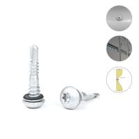 China Epdm Washer Stainless Steel Self Drilling Screw 16 /12 x32 for Roofing Panel to Purlin for sale