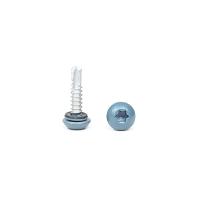 China Zinc Alloy Coated 12 x1'' Self Drilling Tapping Screw Torx Pan Head for Metal Tile Roofing for sale