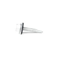 China 410 Hex Flange Coating 5.5x25mm Self-Drilling Tek Screw for Wall Cladding Sheet Purlin for sale