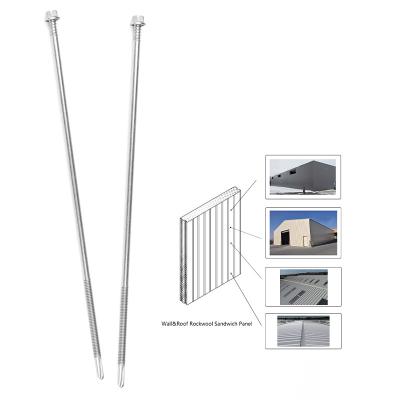China Stainless Steel Hex Washer Head Self Drilling Screw for Rockwool Sandwich Panel 5.5x243mm for sale