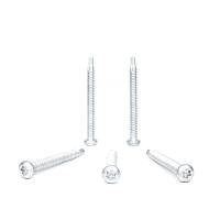China 6.3x65 TPO PVC Ply Membrane Stainless Steel 304 Bi-Metal Torx Button Head Waterproof Screw for sale