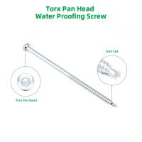 China Torx Drive SUS304 Stainless Steel Bimetal Screw 6.3 X 125mm for TPO PVC Membrane Roofing for sale