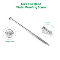 China 6.3 x 125mm Self Drilling Screw Perfect for PVC/TPO/EPDM Roofing Membrane Installation for sale
