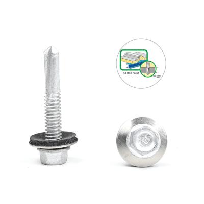 China 5.5x32 Tek Sheet Metal Building Roofing Screw for Steel Purlin Standard Customizable for sale