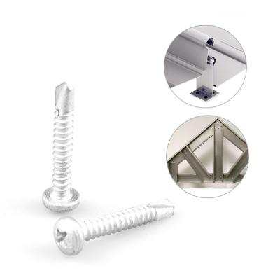 China 4.8x32 Bi-Metal Phillips Self Drilling Screw for Steel Frame SUS316 SUS410 Material for sale