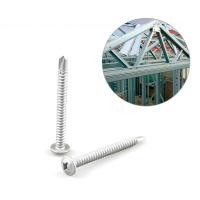 China Steel Frame Fixing Bi-metal 5.5x60 Drilling Screw with Wafer Head Phillips Purlin for sale