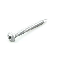 China Steel Frame Fixing Bi-metal 5.5x60 Drilling Screw with Wafer Head Phillips Purlin for sale