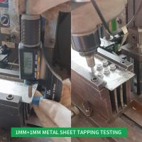 China HEX Head Sheet Metal Screw for 1mm 1mm Metal Plate Stitching in Stainless Steel Bimetal for sale