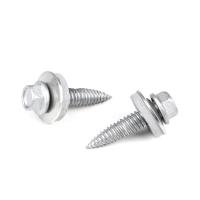 China HEX Head Sheet Metal Screw for 1mm 1mm Metal Plate Stitching in Stainless Steel Bimetal for sale