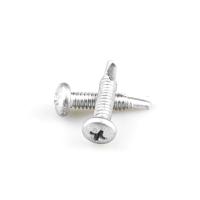 China Coated Pan Head Screws With Cross Recess Roofing Screw For Metal Roof Purlin Connection for sale