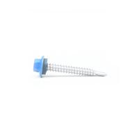 China Building Envelope System Fluorocarbon Baking 5.5x45 Stainless Steel Flange Teks Roof Screw for sale