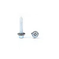 China White Zinc Plated Hex Sheet Metal Screw for Stainless Steel Roofing Strengthening for sale