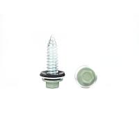China 100% QC Test Zinc Alloy Coated 11/32x1/4'' Hex Head Sheet Metal Screw for Skylight for sale