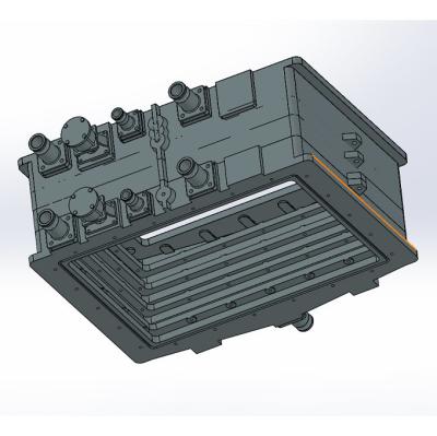 China 1000 X 1000mm Aluminum Alloy EPS Mold Steam Chamber for sale