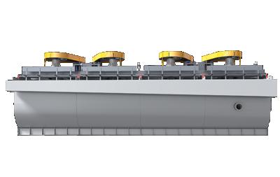 China JJF II Self Aspirating Mining Flotation Machine For Large Scale Slurry Circulation for sale