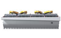 China JJF II Mechanical Flotation Machine Self Aspirating 1-28 M3 Cell Volume High Recovery for sale