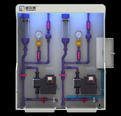 China Complete Reagent Dosing Station 220V AC Wall Mounted with Storage Tank for sale