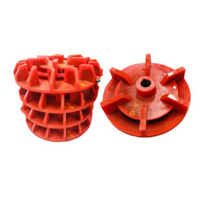 China XCF-II-8 Flotation Cell Spare Parts polyurethane Impeller And Cover Plate Replacement for sale