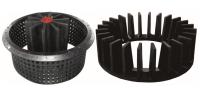 China Rubber Lined Flotation Wear Parts Rotor and Stator for Coarse and Corrosive Pulp for sale