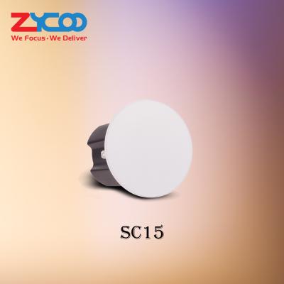 China 8'' Indoor Ceiling Round IP PA Speaker System PoE+ Supported White for sale