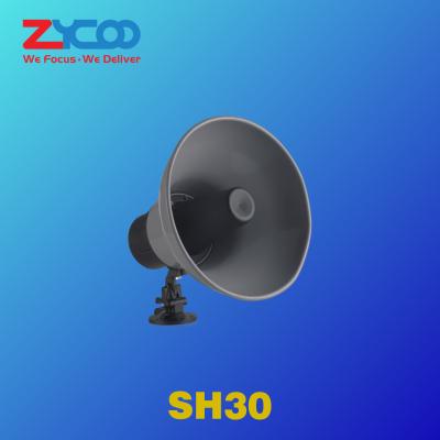 China PoE+ Sip Horn Speaker EN 55032:2015 30 Watt Valcom Ip Paging Horn for sale