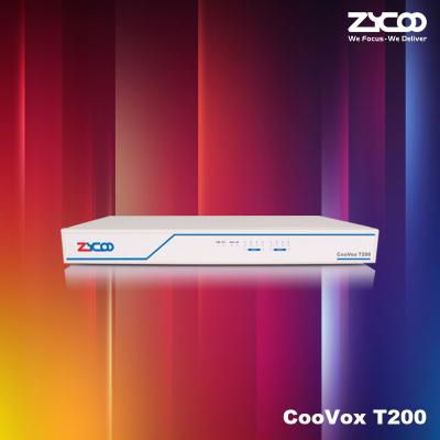 China T200 IPPBX Phone System Voip System Core Voip Business Phone Support Sip Trunks FXS FXO for sale