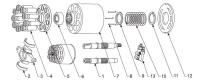 China Rexroth Hydraulic Pump Spare Parts For Rexroth 31 Series A10VSO28 / 52 Series Rexroth A10VO28 for sale