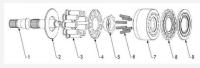China SPV21 MF21 High Pressure Hydraulic Pump Parts , Sauer Danfoss Pump Parts for sale