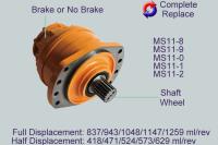 China Compact Poclain MS50 Hydraulic Pump Motor Parts , Hydraulic Pump Repair Kit for sale