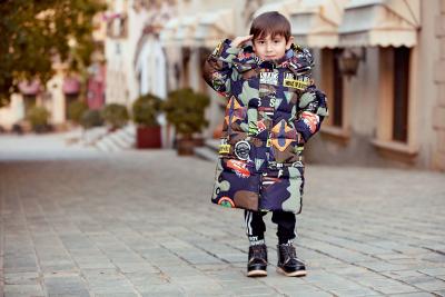 China Bilemi Windproof Trench Frozen Warm Fashion Outdoor Boys Down Jacket Kids Winter Clothes for sale