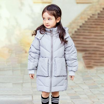 China New Fashion Design High Quality Warm Clothing White Duck Down Kids Girls Winter Down Jackets for sale