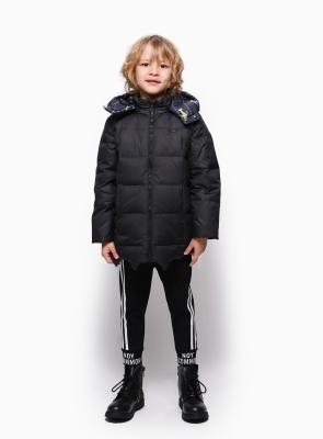 China Clothes Shop Design Hooded Fashion Boys Winter Clothing Real Crane Eider Duck Down Jacket for sale