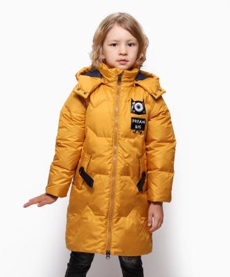 China Bilemi Baby Thick Lovely Warm Parkas Detachable Cap Down Jacket Winter Boys Downcoat Baby Suit for sale