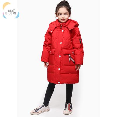 China Kids Clothing Suppliers China Long Coat Winter Latest Girl Outdoor Children Hooded Down Jacket for sale