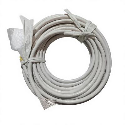 China Wired Communication Cable Wire Leads Gray Coiled With Tie Wraps    SS-16-SMB-75-10 for sale