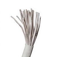 China Wired Communication Cable Wire Leads Gray Coiled With Tie Wraps    SS-16-SMB-75-10 for sale