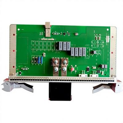 China Power Interface Board Din Rail Mount Power Management Green PCB with Terminal Connectors and Capacitors   SSN1PIUB 03020GNW for sale