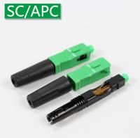 China SC/APC Fiber Optic Fast Connector for sale
