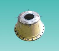China Welded Axial Fan Accessories Fixed Hydraulic Cylinder Support 780x355mm for sale