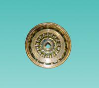 China Abrasion Proof TLT Axial Fan Impeller Hub 1000mm Diameter 325mm Height Welded Structure for sale
