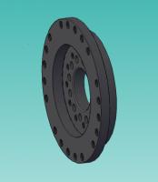 China 35CrMoA-5 400/125 Hydraulic Cylinder Flange for TLF Axial Fan Parts for sale