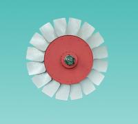 China TLT Booster Fan Rotor Maintenance RAF40-20-1 Adjustable Axial Flow Movable Blades for sale