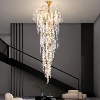 China Big Huge Huge Custom Pendant Lights 9500lm Prefabricated Villa Luxury Pendant Ceiling Lights for sale