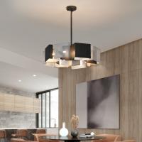 China Black Sweep Silver Modern Decorative Lamps Hanging Light Fixtures Rustproof Anti Corrosion for sale
