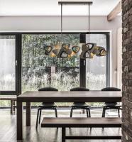 China G9 LED Modern Designer Ceiling Lights Pendant Lamps Black Silver Rustproof for sale