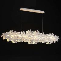 China Modern Chromium Dining Table Pendant Chandelier Lights Rustproof Custom Size for sale