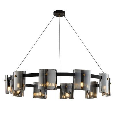 China AC240V High Gloss Decorative Lamps Glass Modern Pendant Light ODM for sale