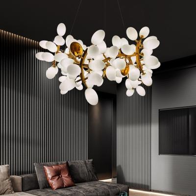 China White Alabaster Hanging Light Fixtures for sale