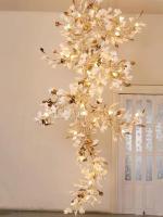 China Big Huge Huge Customized Pendant Lamp 9500lm Prefabricated Villa Luxury Pendant Ceiling Lights for sale