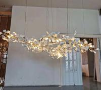 China Big Huge Huge Customized Pendant Lamp 9500lm Prefabricated Villa Luxury Pendant Ceiling Lights for sale